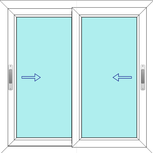 Ventana corredera pvc 2 hojas – Ventanas Vital